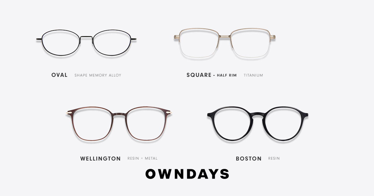 メガネのフレームの形やデザインまとめ！似合うフレームの選び方とは | メガネ通販のオンデーズオンラインストア (眼鏡・めがね)
